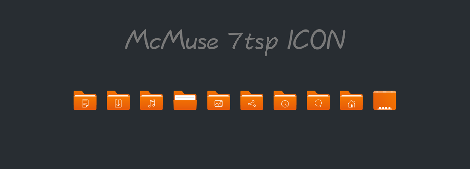 Orange Muse Alt IconPack 7TSP – Icon Pack