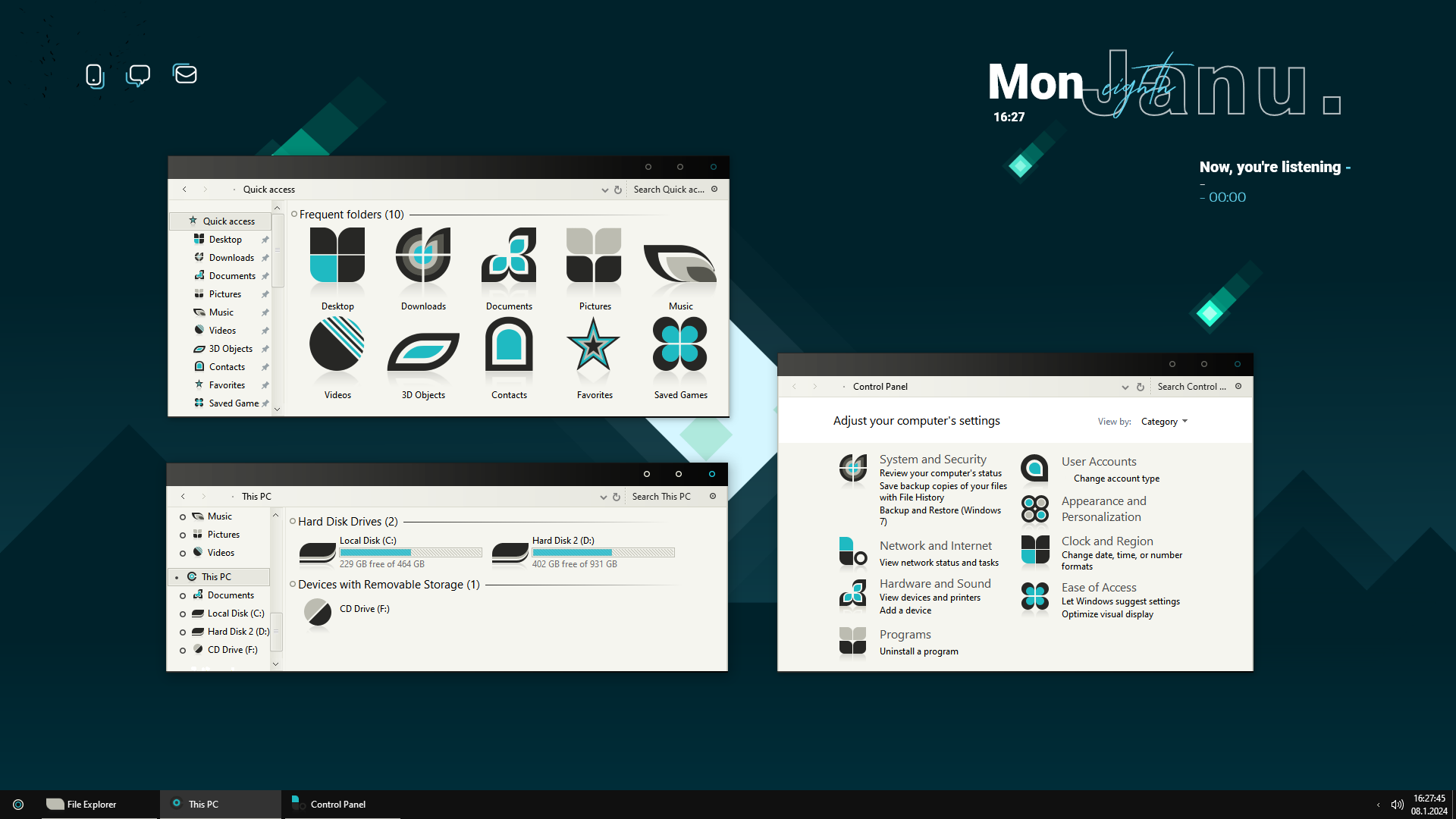 AreaX Tribute Icon Theme for Windows 10 - Icon Pack