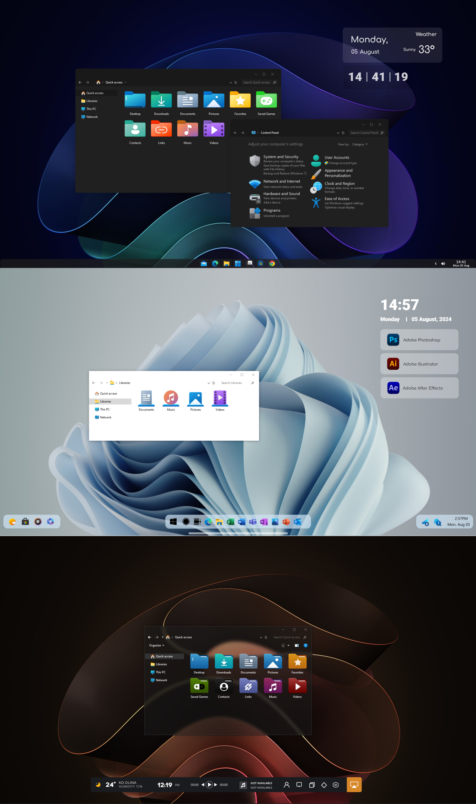 Win11 icon themes for Win10 - Part 1/2 - Icon Pack
